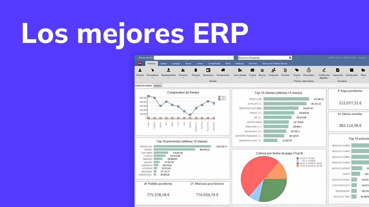 Los 11 mejores Software ERP de 2025 [guía y comparativa]