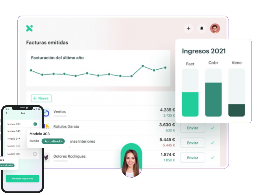 Top 4 Programas de Facturación para Autónomos y Pymes
